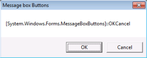 How to show a message box with windows powershell