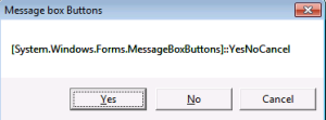 How to show a message box with windows powershell
