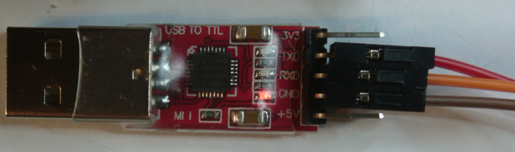 Raspberry Pi: serial console